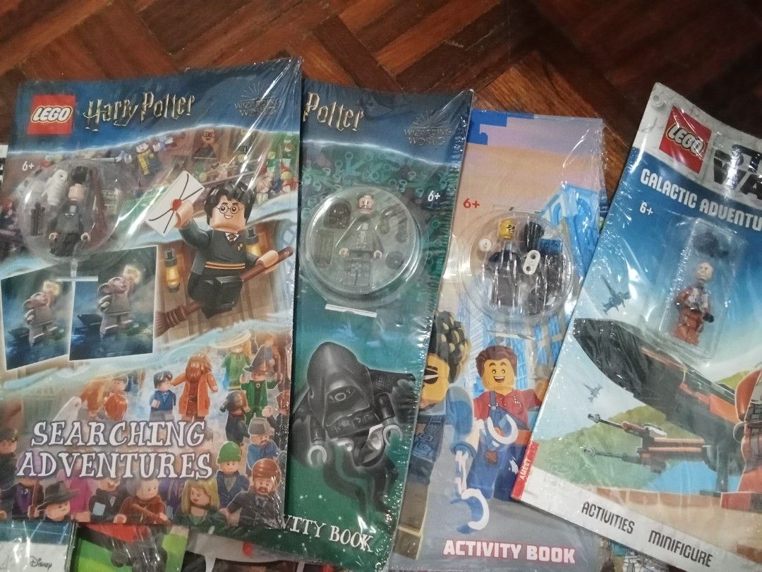 Authentic original Lego books magazine with minifigures mf brand new ...