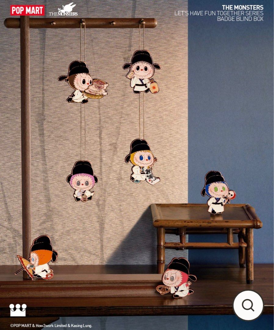 Authentic Popmart Labubu POP MART THE MONSTERS Let's Have Fun Together ...