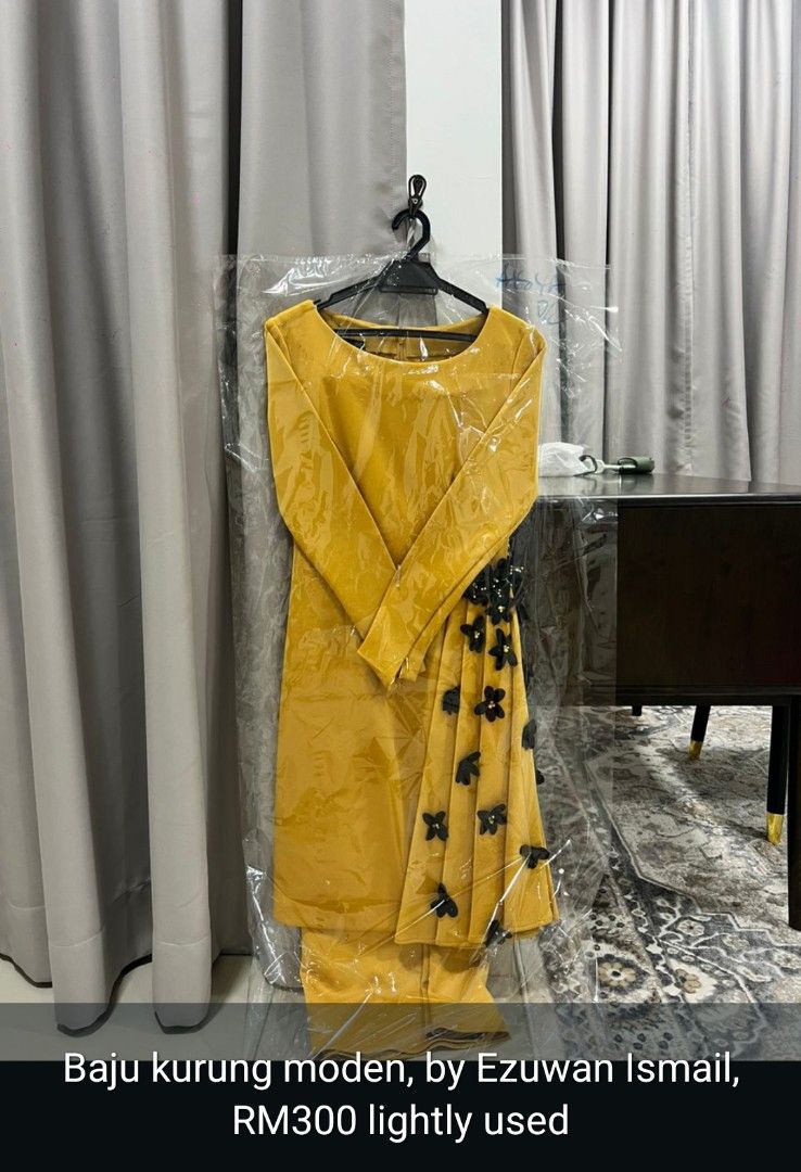 Baju Kurung Fesyen Ezuwan Ismail., Women's Fashion, Muslimah Fashion ...