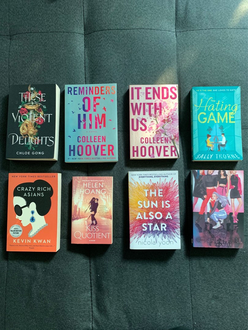 BookTok english fiction novel, Hobbies & Toys, Books & Magazines ...