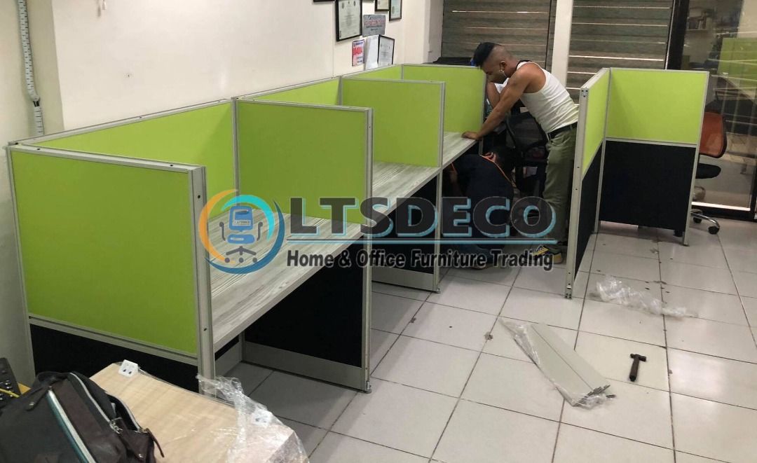 BPO SYSTEM CALL CENTER WORKSTATION TABLE DESK TYPE OFFICE FURNITURE and ...