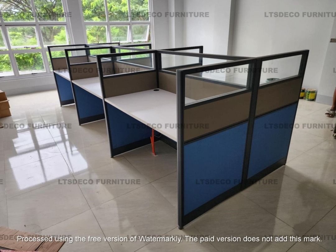 BPO SYSTEM CALL CENTER WORKSTATION TABLE DESK TYPE OFFICE FURNITURE and ...