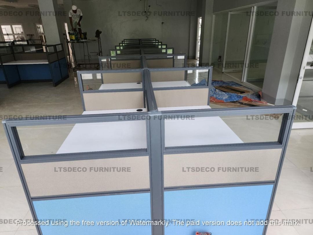 BPO SYSTEM CALL CENTER WORKSTATION TABLE DESK TYPE OFFICE FURNITURE and ...