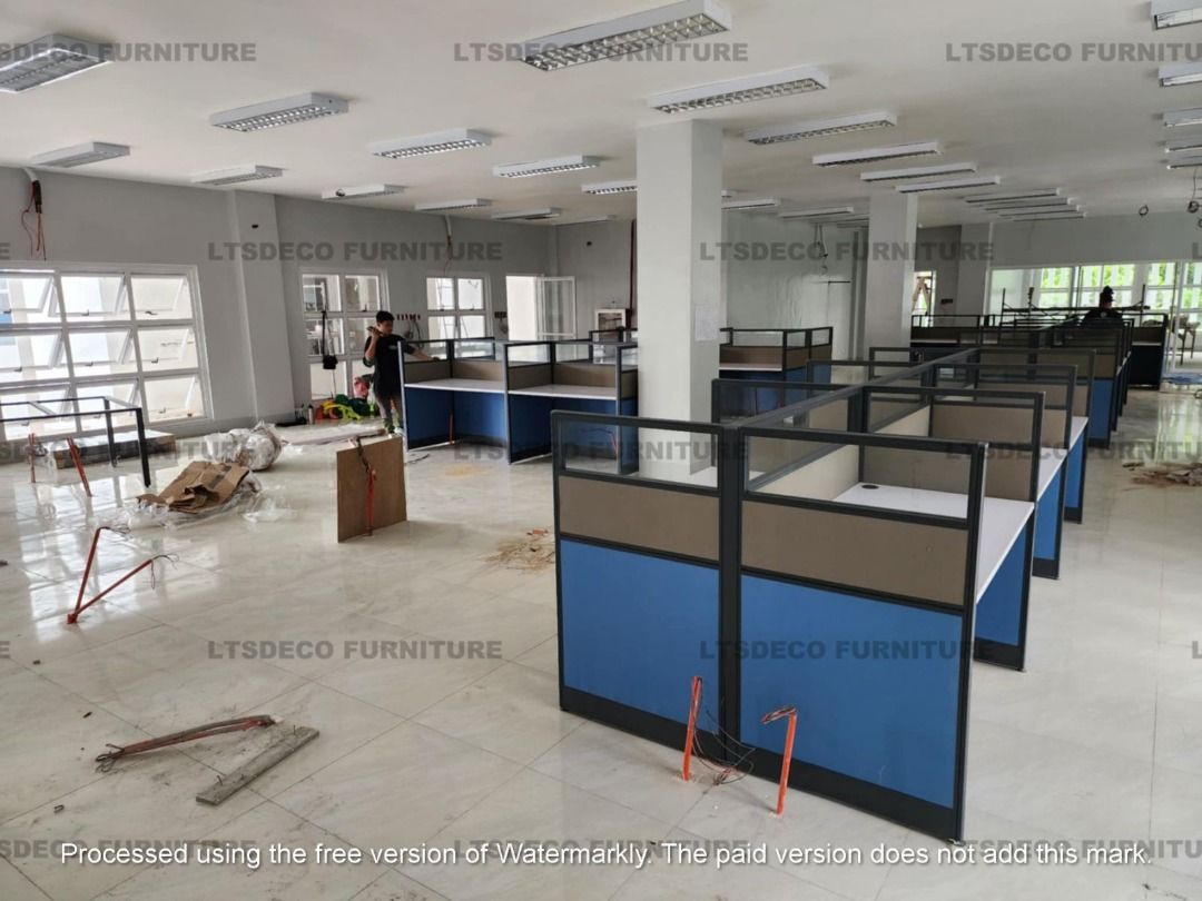 BPO SYSTEM CALL CENTER WORKSTATION TABLE DESK TYPE OFFICE FURNITURE and ...