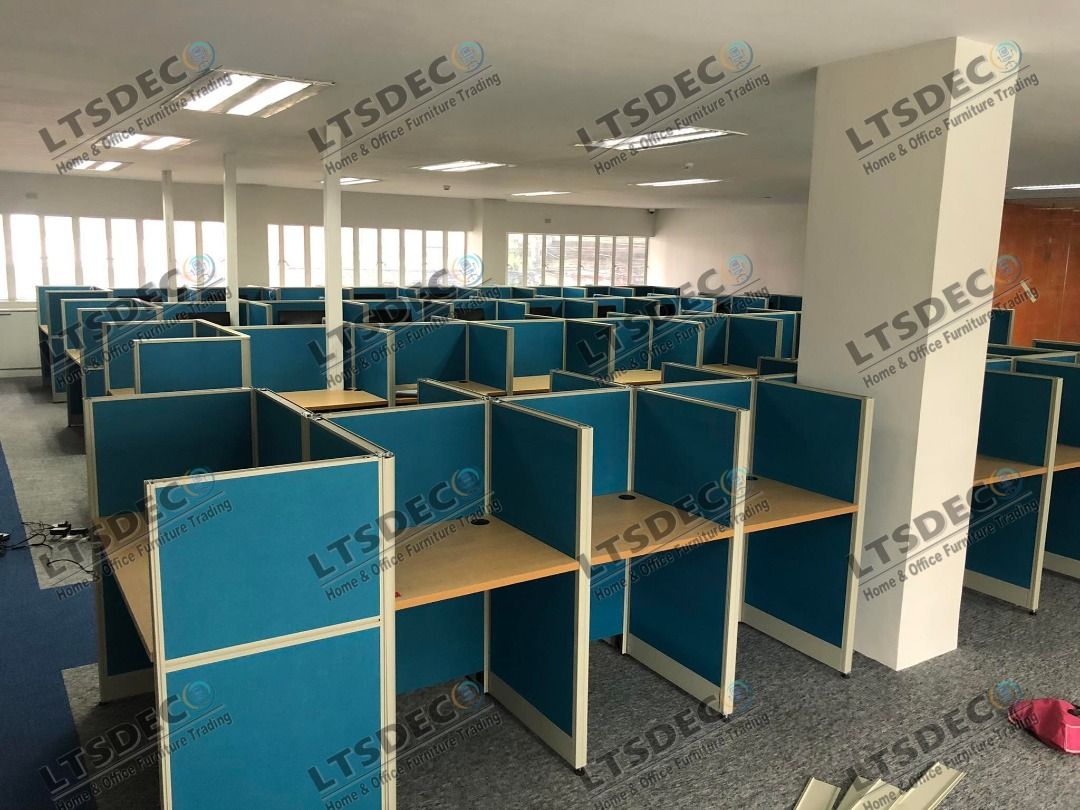 BPO SYSTEM CALL CENTER WORKSTATION TABLE DESK TYPE OFFICE FURNITURE and ...