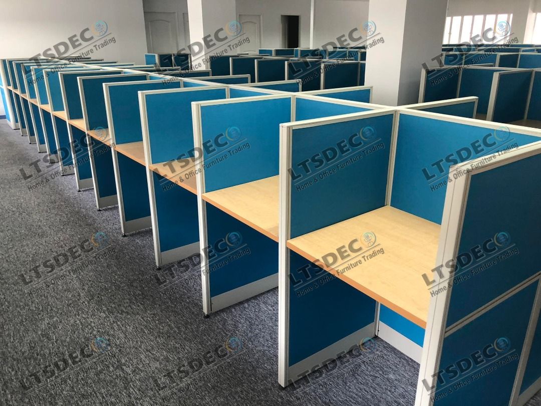 BPO SYSTEM CALL CENTER WORKSTATION TABLE DESK TYPE OFFICE FURNITURE and ...