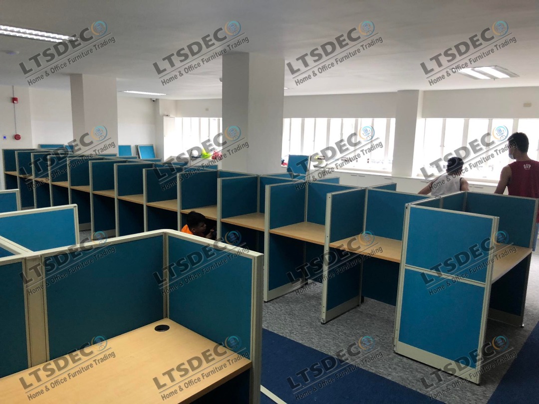 BPO SYSTEM CALL CENTER WORKSTATION TABLE DESK TYPE OFFICE FURNITURE and ...