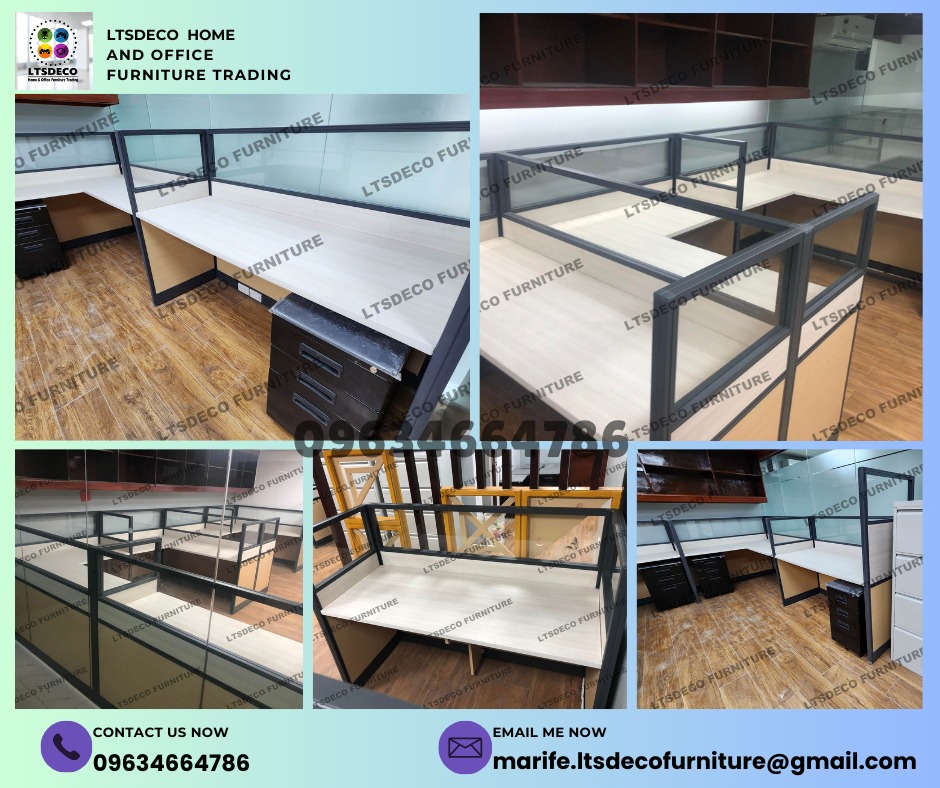 BPO SYSTEM CALL CENTER WORKSTATION TABLE DESK TYPE OFFICE FURNITURE and PARTITIONS, Furniture ...