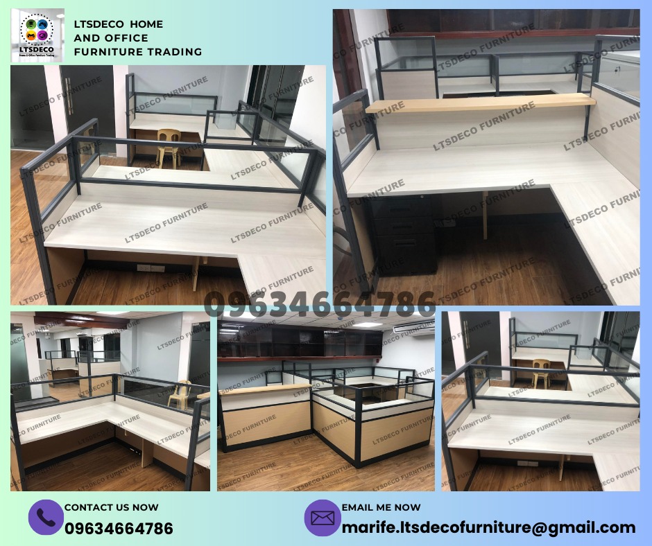 BPO SYSTEM CALL CENTER WORKSTATION TABLE DESK TYPE OFFICE FURNITURE and ...