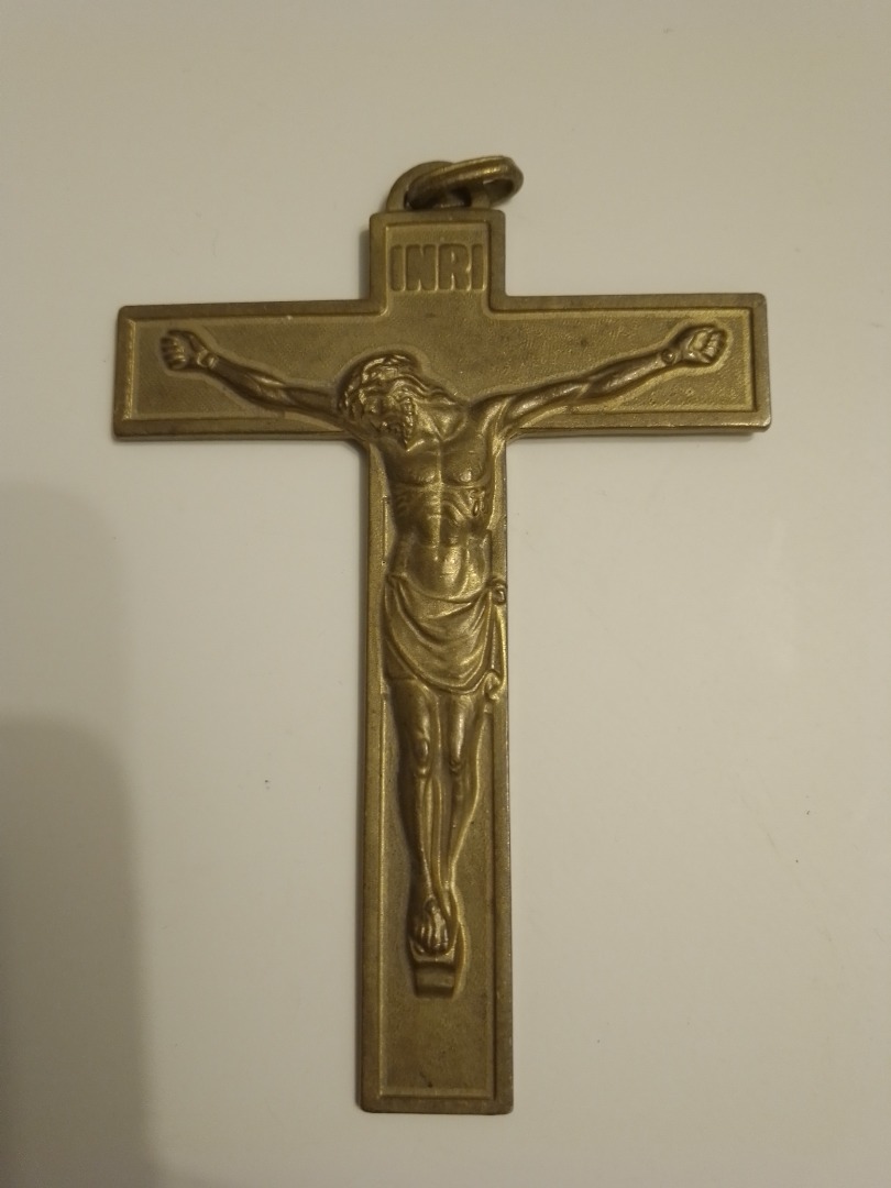 Bronze Crucifix, Hobbies & Toys, Memorabilia & Collectibles, Religious ...