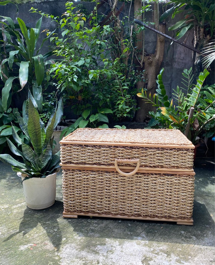 BURI BAUL/BURI STORAGE/RATTAN STORAGE, Furniture & Home Living, Home ...