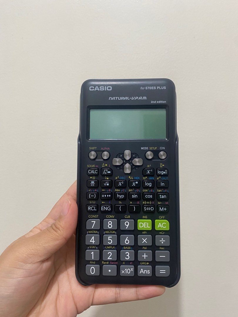 Casio fx-570ES Plus 2nd Edition scientific calculator, Hobbies & Toys, Stationary & Craft ...