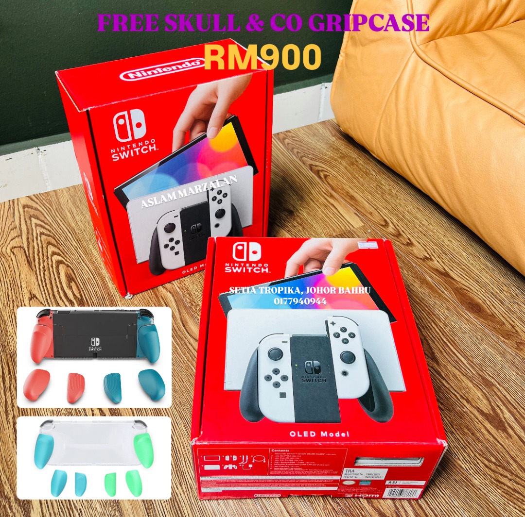 [CHEAP - USED] NINTENDO SWITCH OLED WHITE FULLSET FREE HIGHQUALITY ...