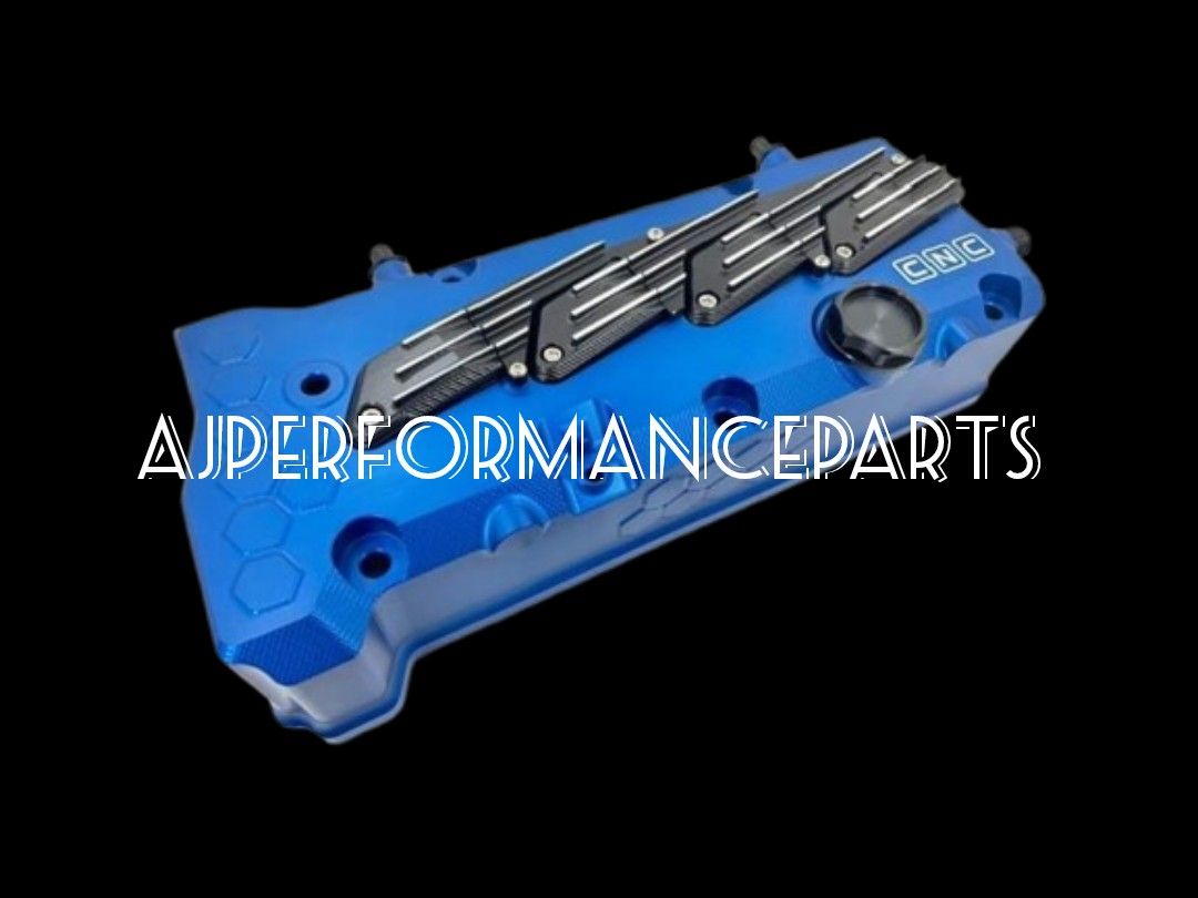 CNC INNOVATIONS BILLET ENGINE VALVE COVER SET ANODIZED BLUE HONDA K ...