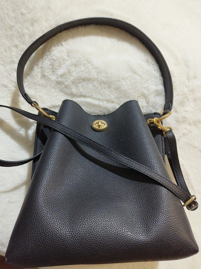 COACH Charlie Bucket Bag Black, Women's Fashion, Bags & Wallets, Tote ...