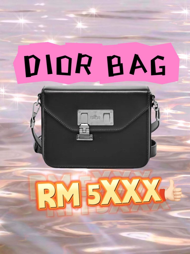 DIOR Lock Sling Bag, Luxury, Bags & Wallets on Carousell