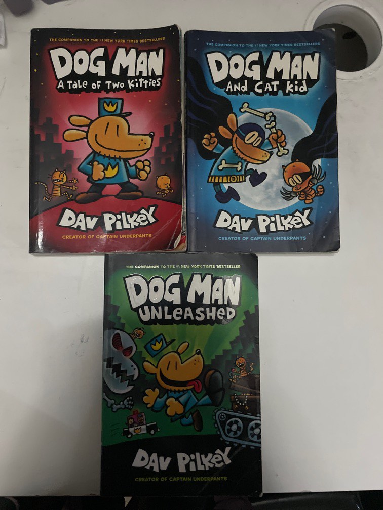 Dogman Book Series Comic for Children by Dav Pilkey, Hobbies & Toys ...