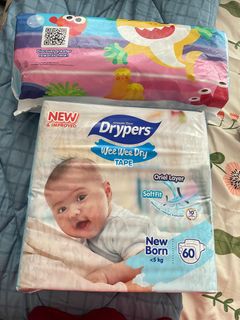 Drypers XL Tape diapers, Babies & Kids, Bathing & Changing, Diapers ...
