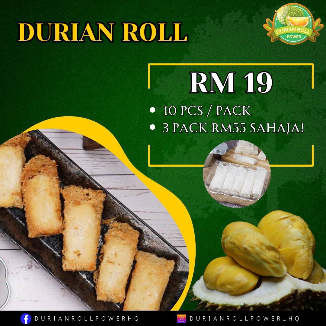 DURIAN ROLL FROZEN, Food & Drinks, Chilled & Frozen Food on Carousell