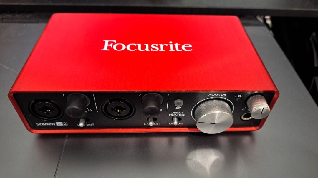 Focusrite Scarlett 2i2 2nd Gen USB Audio, 音響器材, 可攜式音響設備 - Carousell