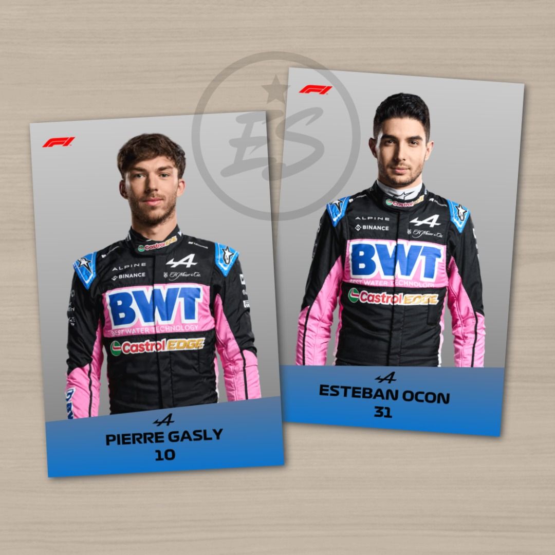 Formula 1 2024 Official Driver Portrait Designs - F1 Card Collection ...