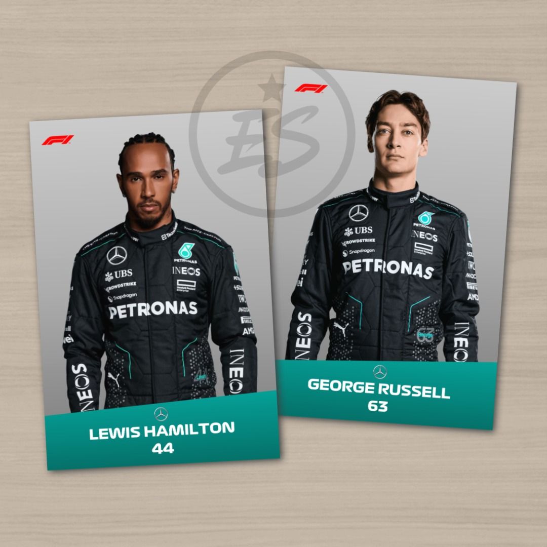 Formula 1 2024 Official Driver Portrait Designs - F1 Card Collection ...