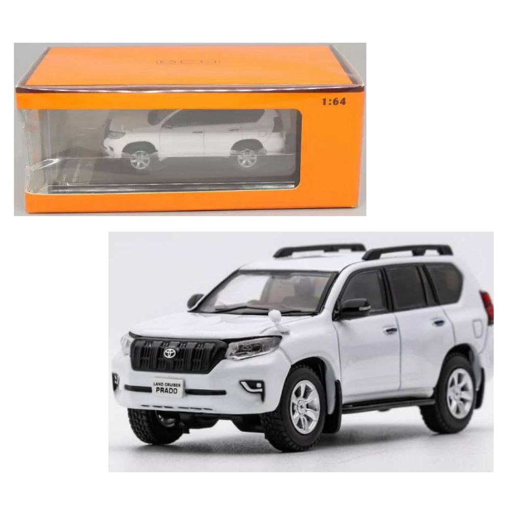GCD 1/64 Scale Toyota Prado 150 White LHD Die-cast Car, Hobbies & Toys ...