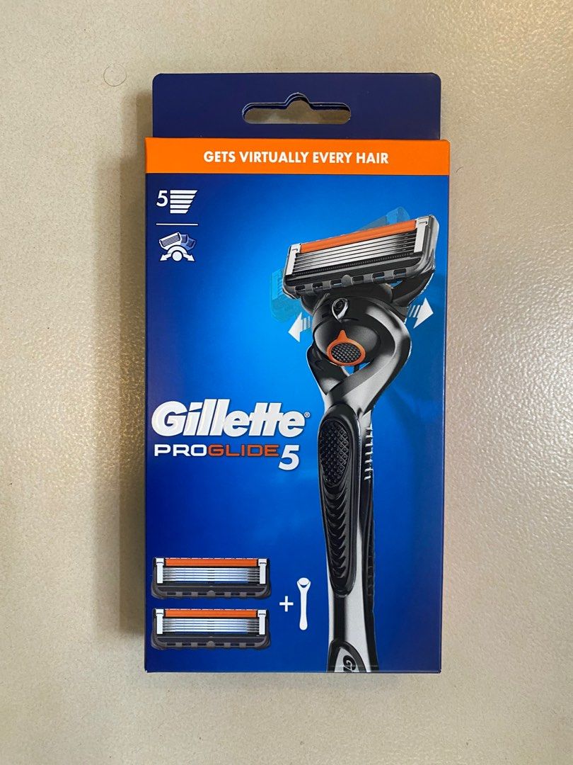 Gillette Pro Glide 5 with two blades, Beauty & Personal Care, Men's ...