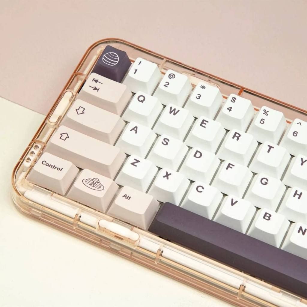 GMK Yutousu Taro Crisp Pastry Keycaps Cherry Profile PBT Dye ...