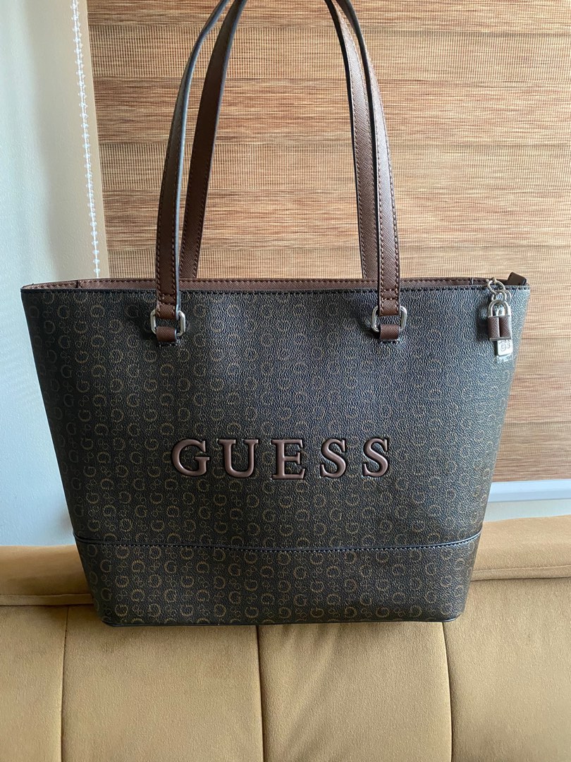 GUESS TOTE PURSE SHOULDER BAG RODNEY MEDIUM (ALMOST NEW), Women's ...