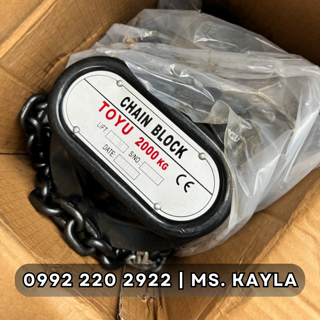 HEAVY DUTY CHAIN BLOCK (2 TONS), Commercial & Industrial, Construction ...