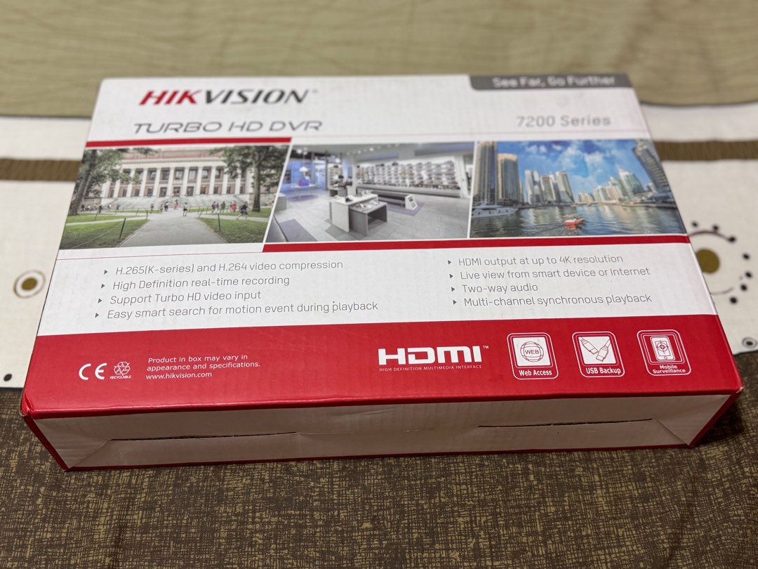 HIK Vision Turbo HD DVR HDMI 7200 series, Computers & Tech, Office ...