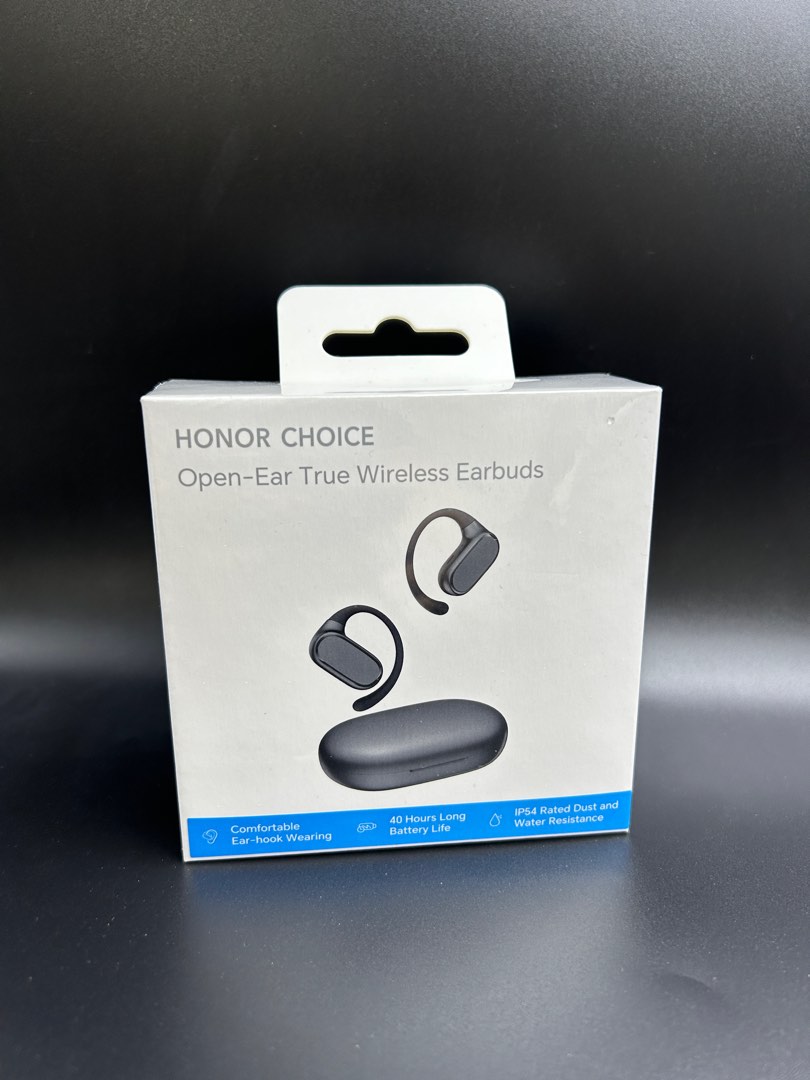 HONOR CHOICE Open-Ear True Wireless Earbuds Black 榮耀開放式藍牙耳機, 音響器材, 耳機 ...