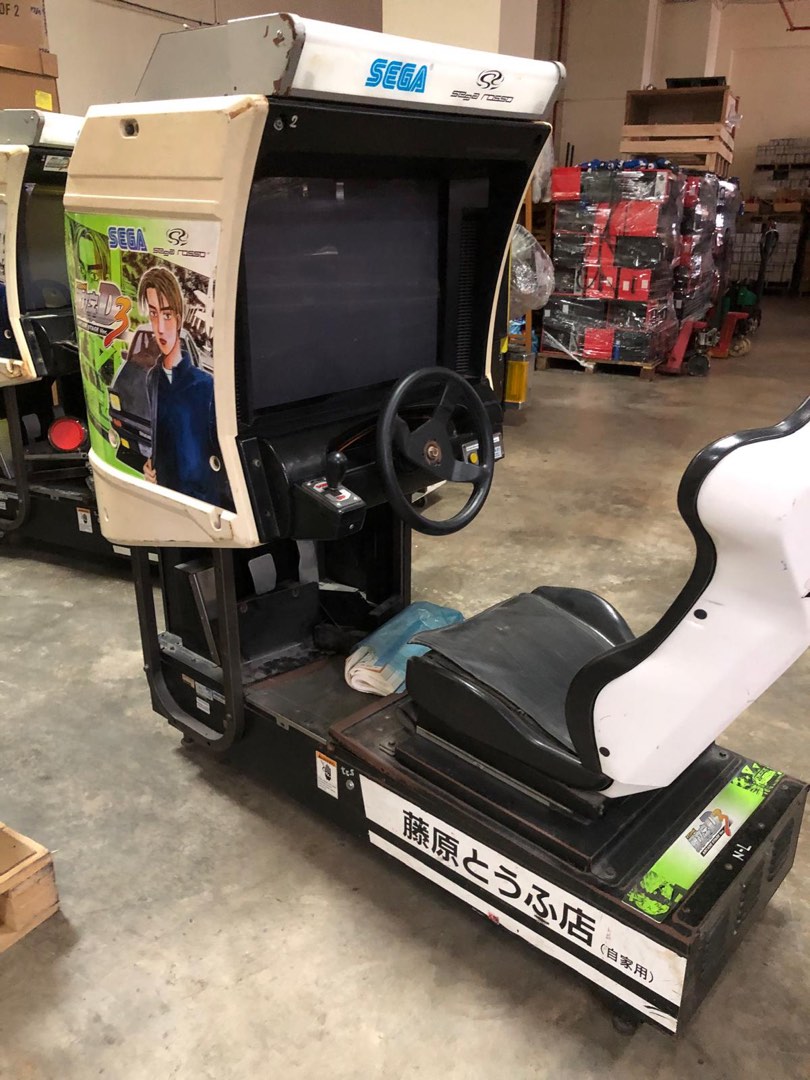 Initial D Arcade Stage 3 Arcade Cabinet Machine, Video Gaming, Video ...