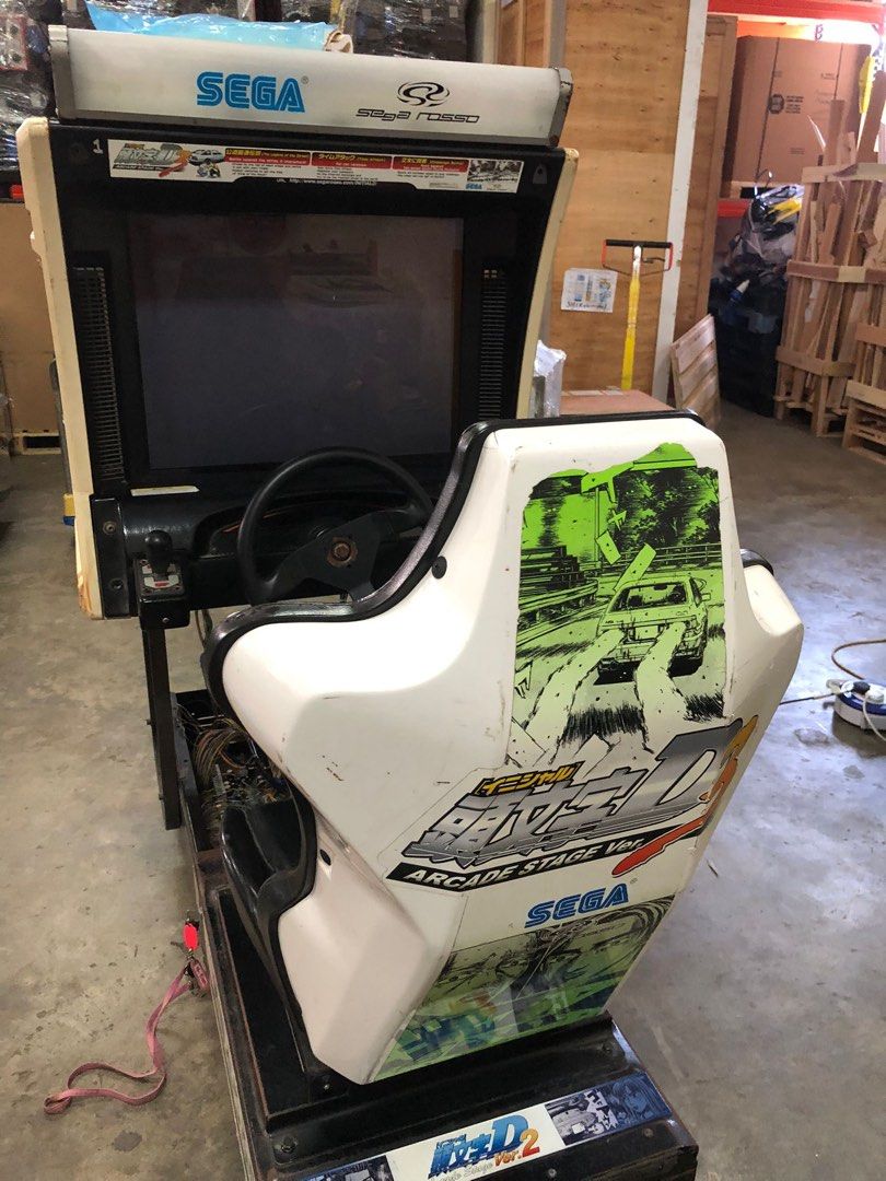 Initial D Arcade Stage 3 Arcade Cabinet Machine, Video Gaming, Video ...
