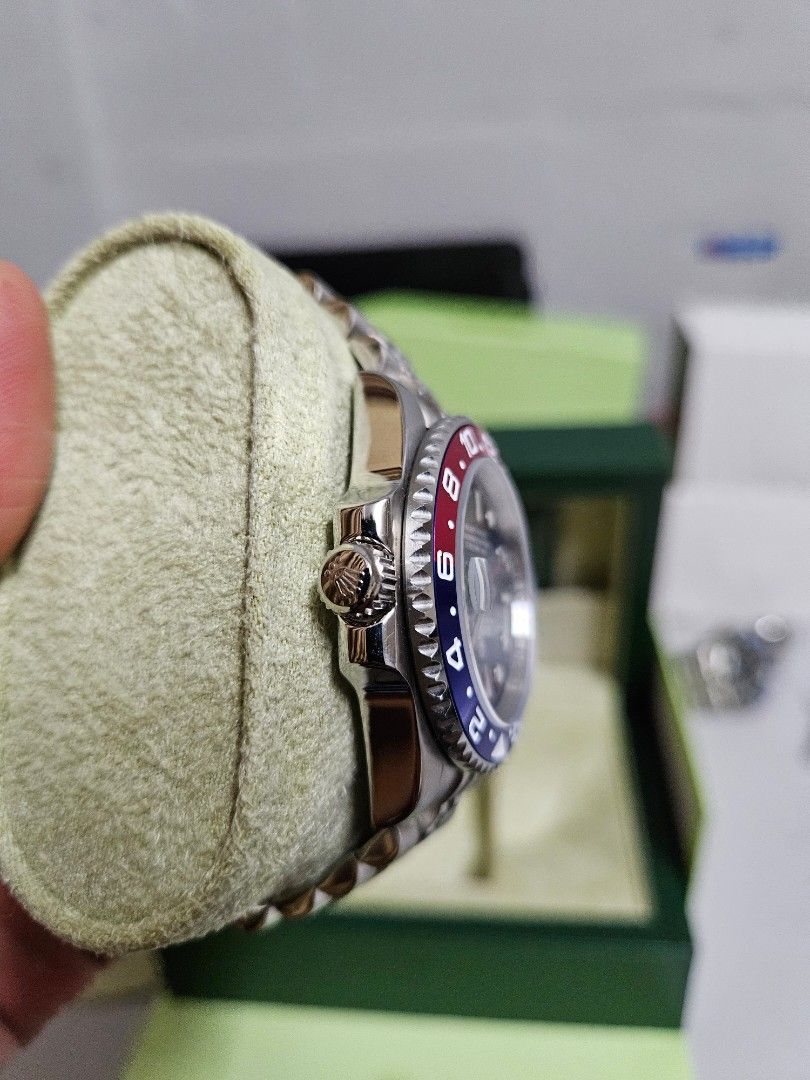Jam Rolex GMT Pepsi, Luxury, Watches on Carousell