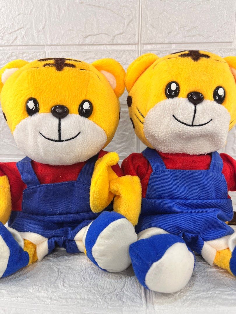 Japan Benesse Character Shimajiro Shimano Tiger Animal Hand Puppet x ...