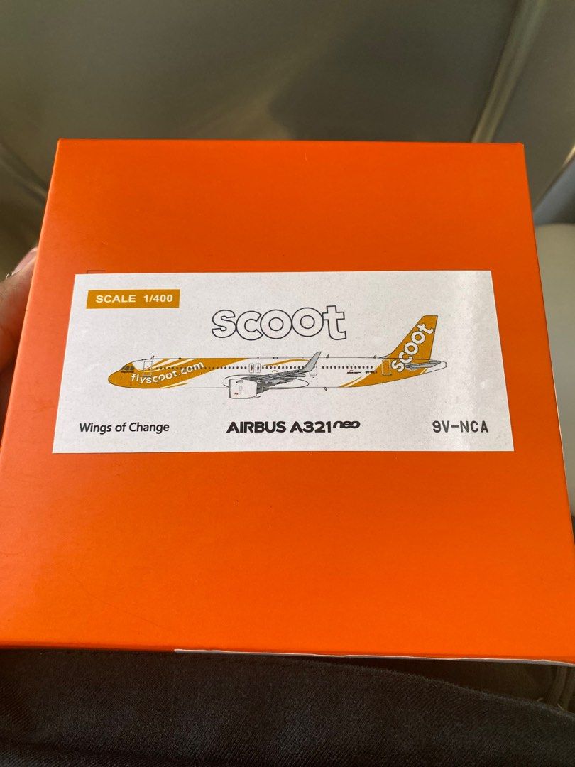 JC Wings Scoot A321neo 1:400 scale model plane, Hobbies & Toys, Toys ...