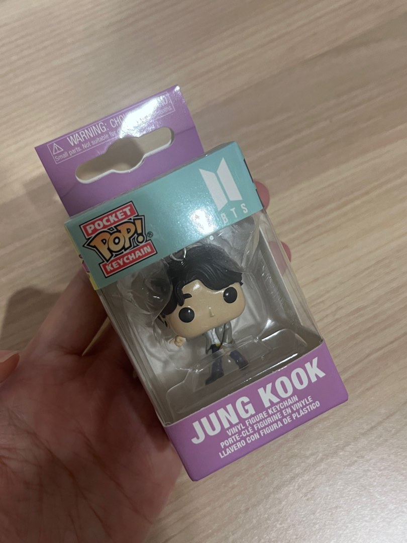 Jungkook BTS Funko Pop Dynamite Keychain, Hobbies & Toys, Toys & Games on Carousell