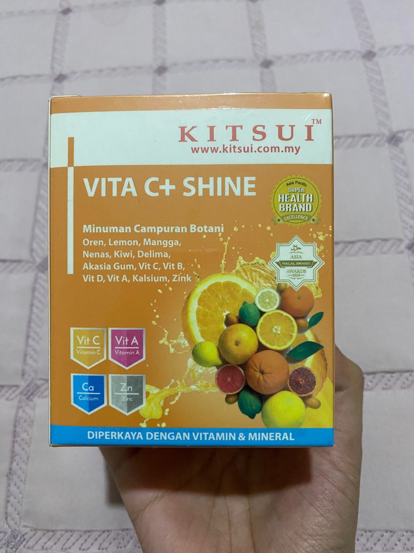 Kitsui Vita C+ Shine, Health & Nutrition, Health Supplements, Vitamins ...