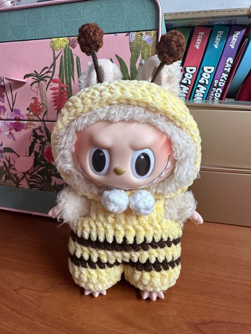 Labubu bee costume, Hobbies & Toys, Stationery & Craft, Handmade Craft ...