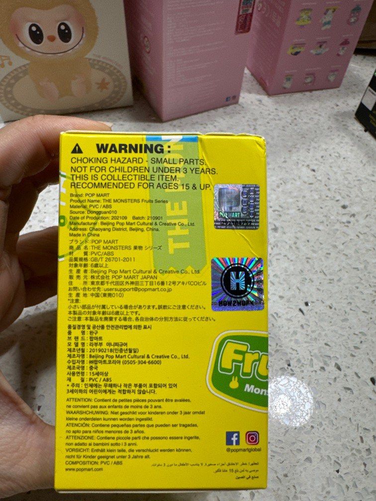 Labubu Strawberry the monsters fruit series, Hobbies & Toys, Toys ...