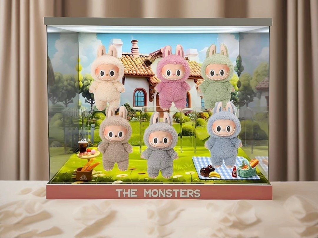 Labubu The Monster Exciting Macoron Display Box for POPmart Labubu ...