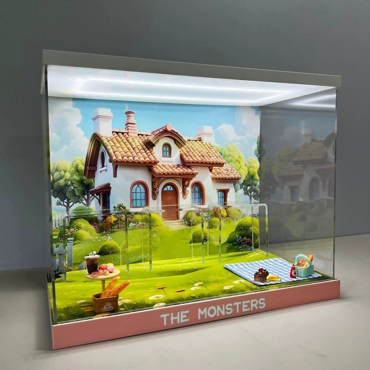 Labubu The Monster Exciting Macoron Display Box for POPmart Labubu ...