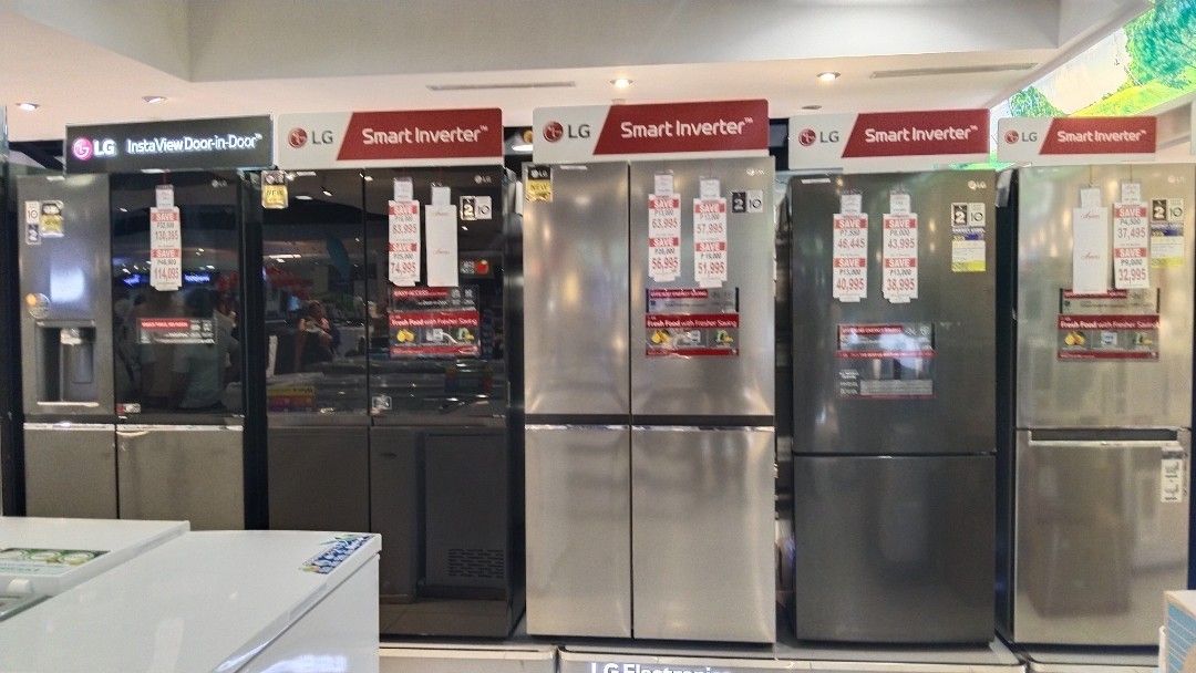 LG REFRIGERATOR INVERTER TWO DOOR, BOTTOM FREEZER, SIDE BY SIDE REF ...