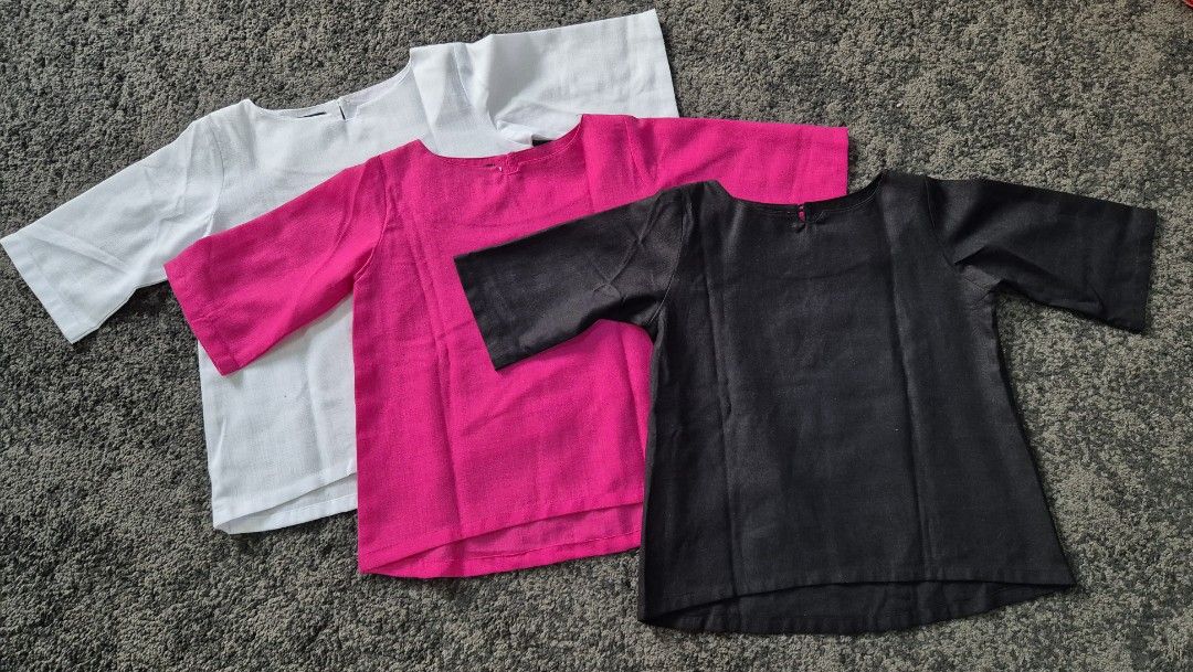 [3 Sets] Little Dara Baju Kurung Kedah - Mix and Match, Babies & Kids ...