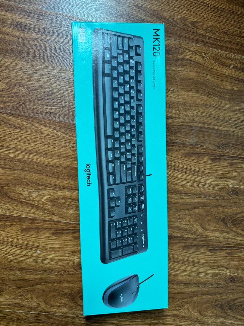 Logitech Mk120 Keyboard And Mouse Computers And Tech Parts And Accessories Computer Keyboard On