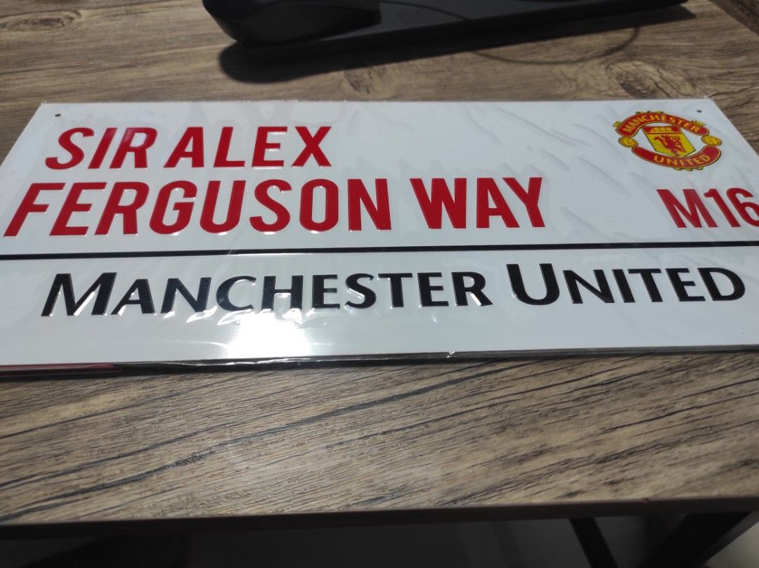 Manchester United Street Signage, Sports Equipment, Sports & Games ...