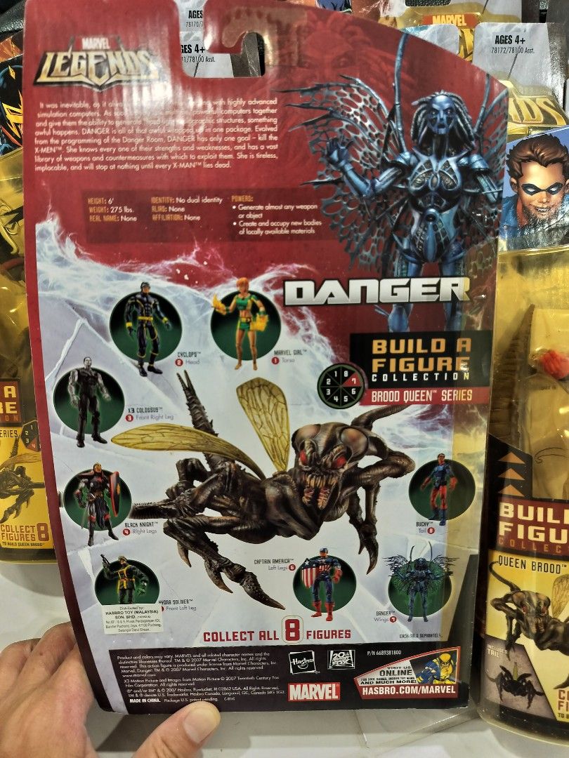 Marvel Legends Build A Figure BAF - Queen Brood & 8 pieces, Hobbies ...