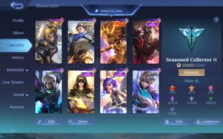 MLBB ACCOUNT 2 LIMITED SKIN&3 LIGHTBORN SKIN + epic+special, Video ...